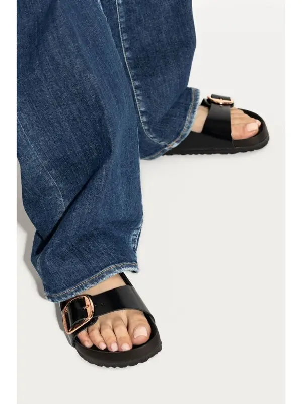 BIRKENSTOCK Arizona Double Strap Buckle Sandals - Black