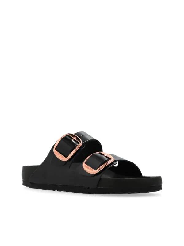 BIRKENSTOCK Arizona Double Strap Buckle Sandals - Black