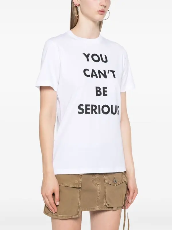 Moschino Text-print Cotton T-shirt