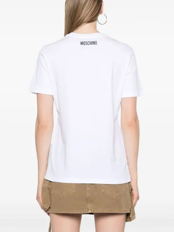 Moschino Text-print Cotton T-shirt