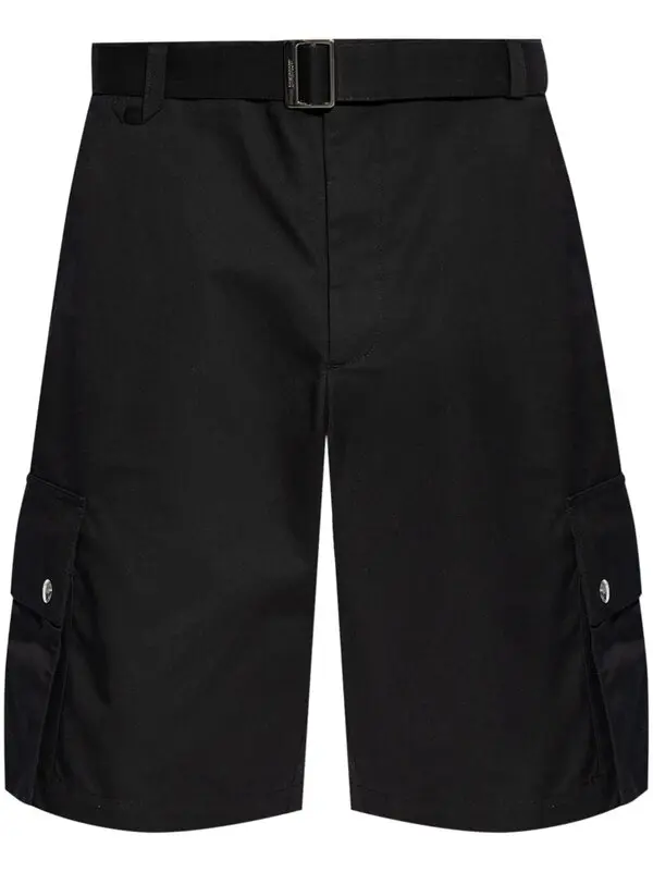 Jacquemus Belted Cargo Shorts - Black