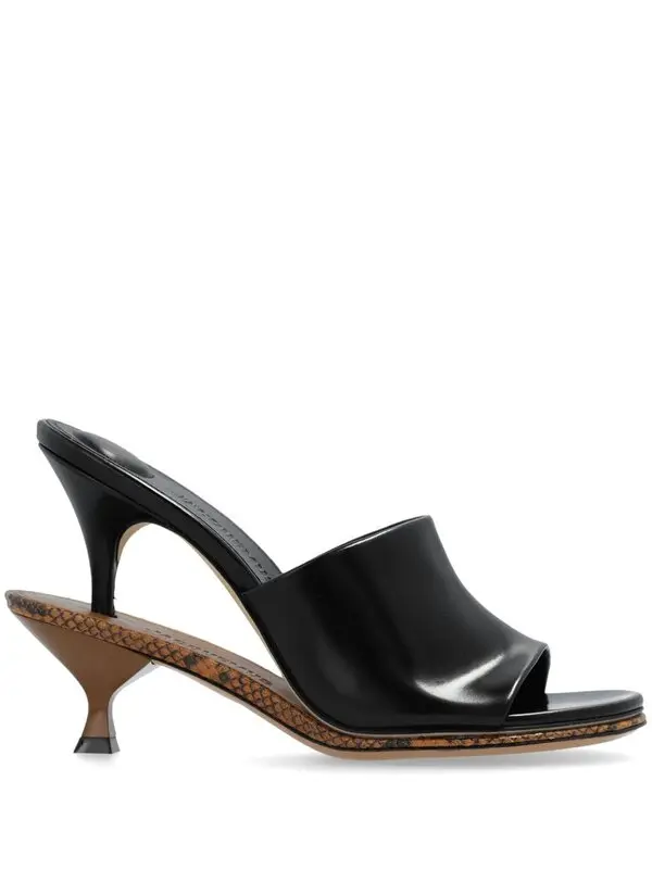 Jacquemus 110mm Le Doubles Mules - Black