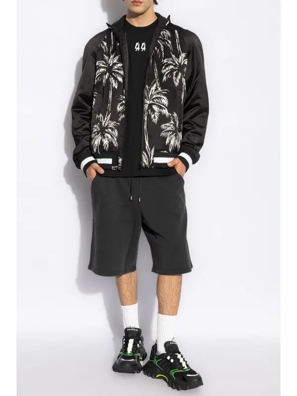 Balmain Logo-embroidered Track Shorts