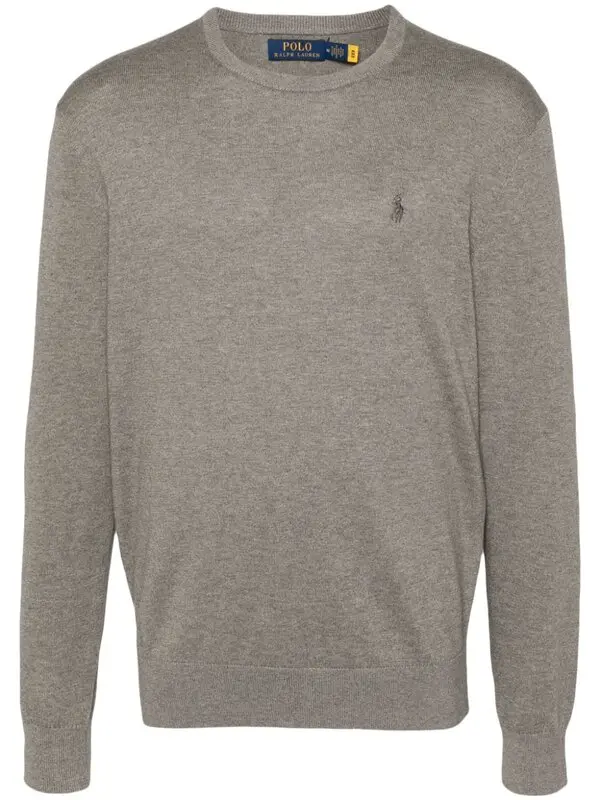 Polo Ralph Lauren Pony-embroidered Jumper - Grey