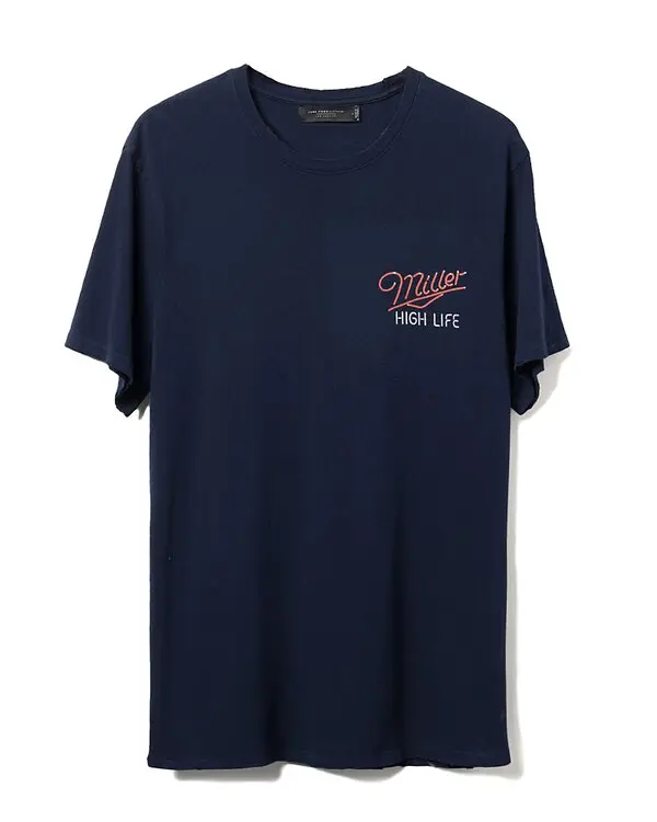 Junk Food Clothing Miller High Life Sportsman's Club Welcome To The High Life Vintage Tee - Outerspace