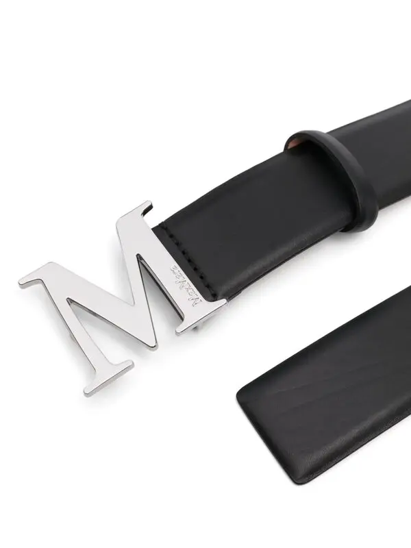 Max Mara Logo-buckle Leather Belt