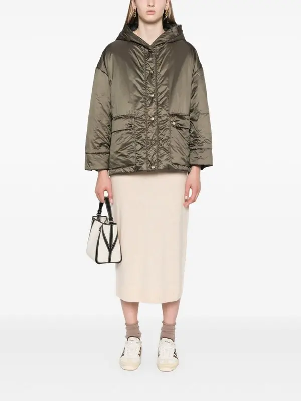 Max Mara Greenmo Padded Hooded Coat