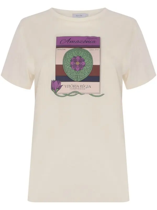 Isolda Vitória-régia T-shirt - White