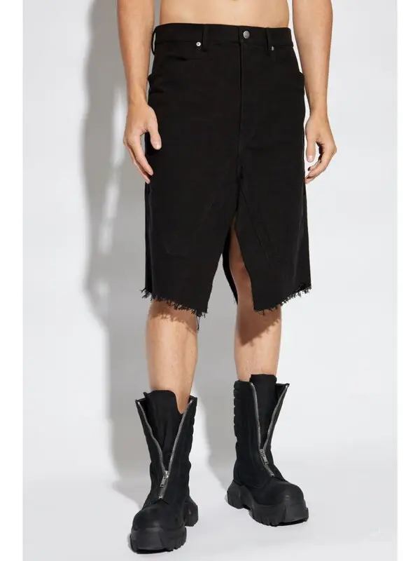 Rick Owens Slivered Midi Skirt