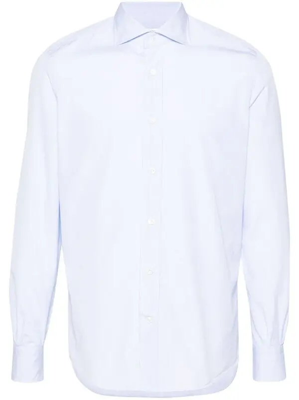 MAZZARELLI Windowpane-print Shirt