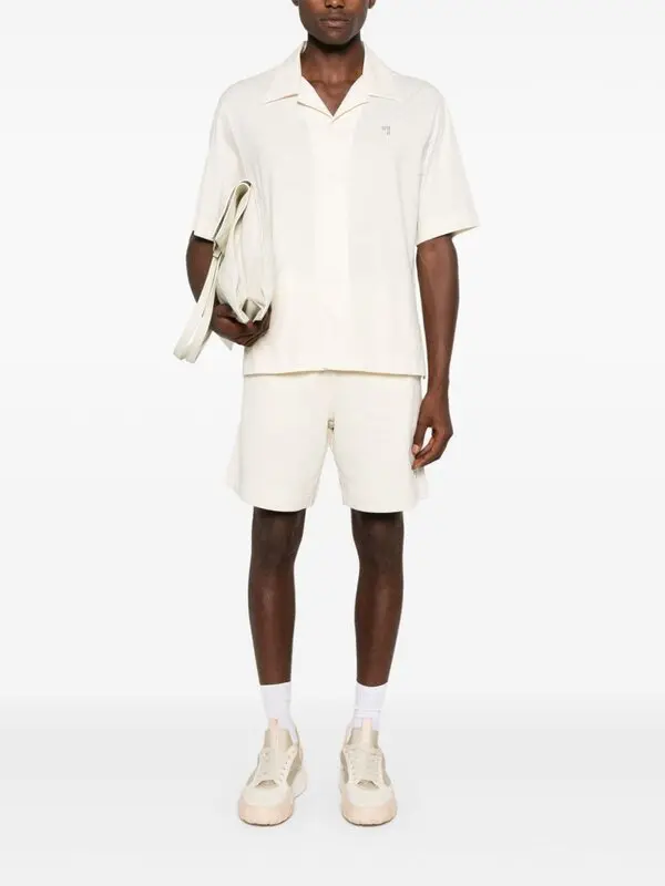 Givenchy Embroidered-logo Cotton Bermuda Shorts
