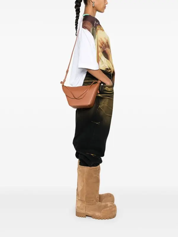 Loewe Mini Hammock Shoulder Bag - Brown