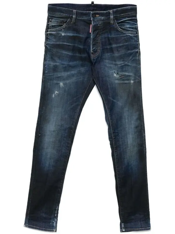 Dsquared2 Distressed Skinny-cut Jeans