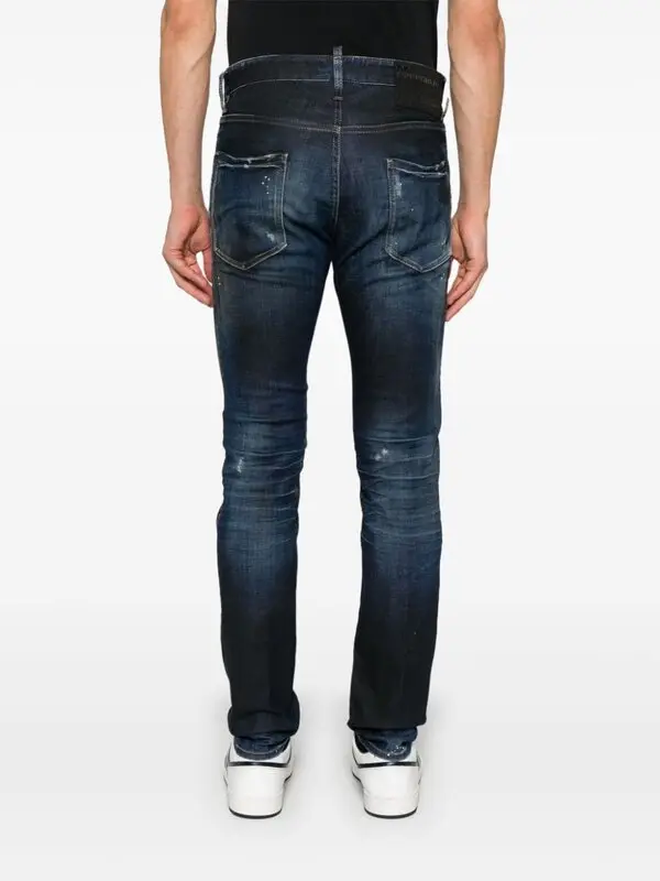 Dsquared2 Distressed Skinny-cut Jeans
