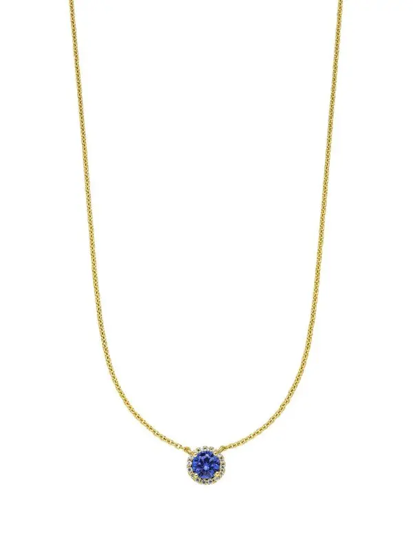 VEYNOU 14kt Yellow Ava Sapphire Necklace - Gold