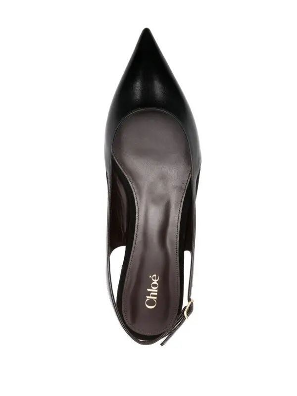 Chloé Saada Leather Ballerinas