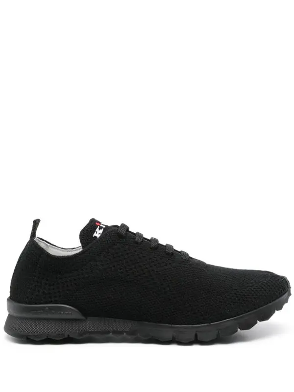 Kiton Knitted Lace-up Sneakers