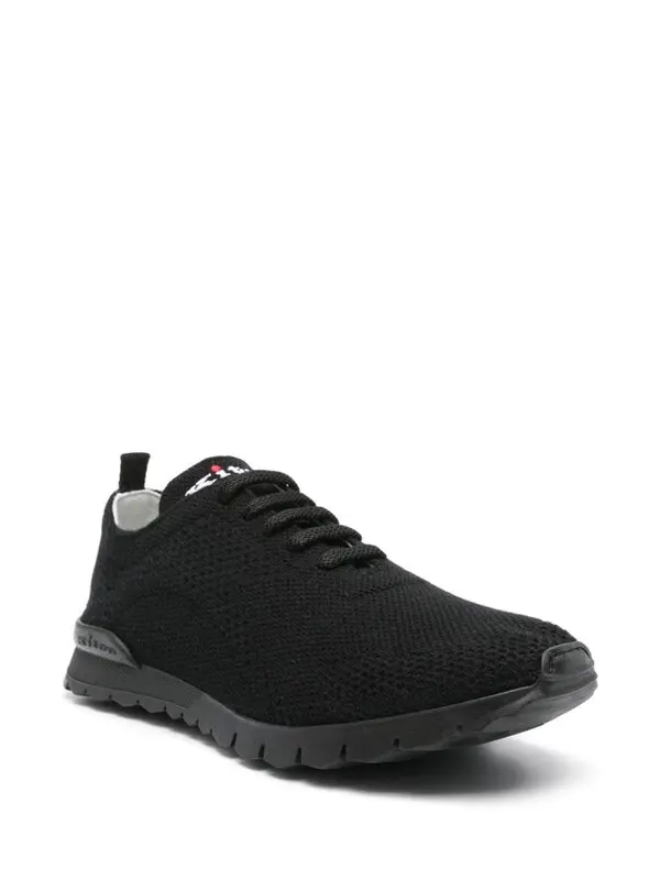 Kiton Knitted Lace-up Sneakers