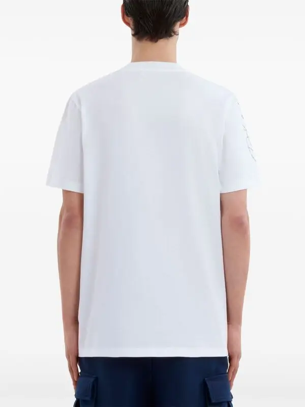 Marni Logo-print Cotton T-shirt - White