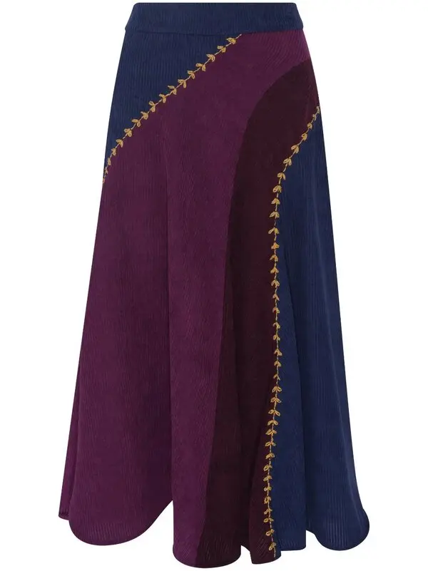 Isolda Rio Negro Midi Skirt