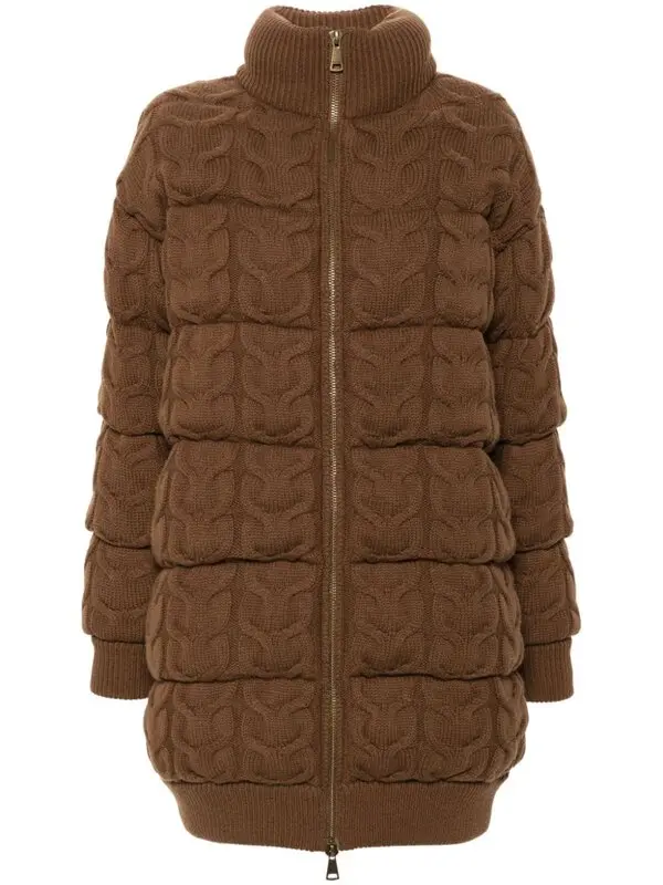 Max Mara Chunky-knit Padded Coat