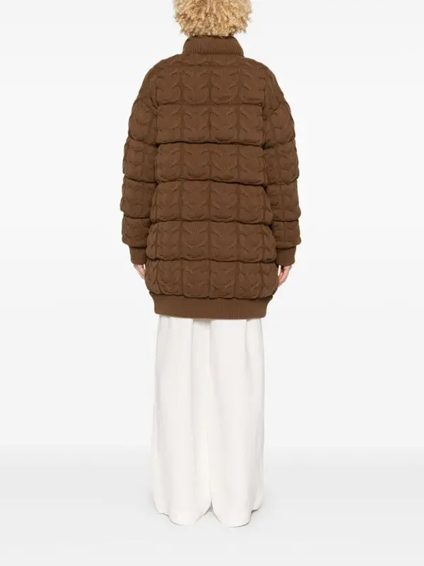 Max Mara Chunky-knit Padded Coat
