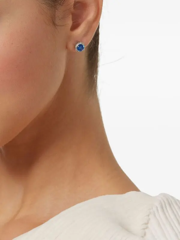 VEYNOU 14kt Gold Sapphire Stud Earrings