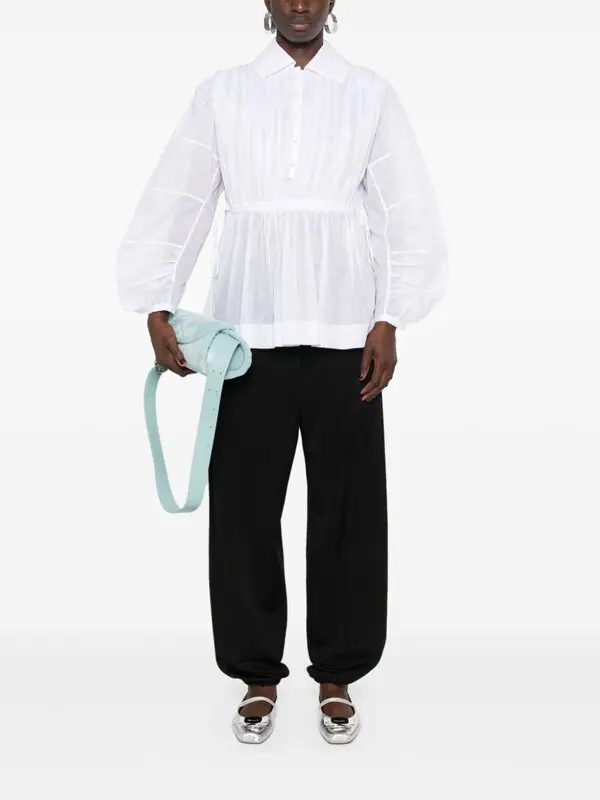 JIL SANDER High-waist Track Trousers - Black