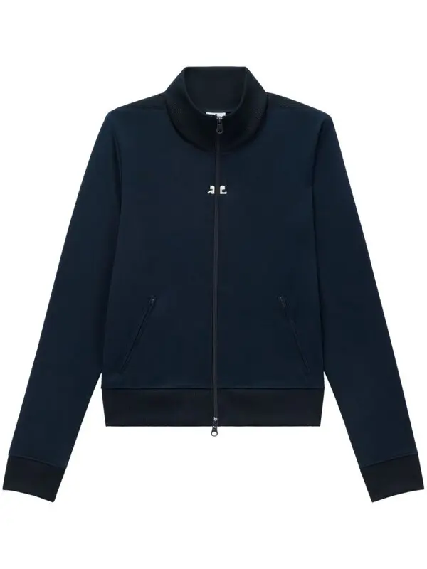 COURREGES Embroidered-logo Tracksuit Jacket