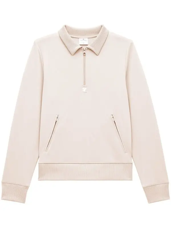 COURREGES Zipped Polo Shirt
