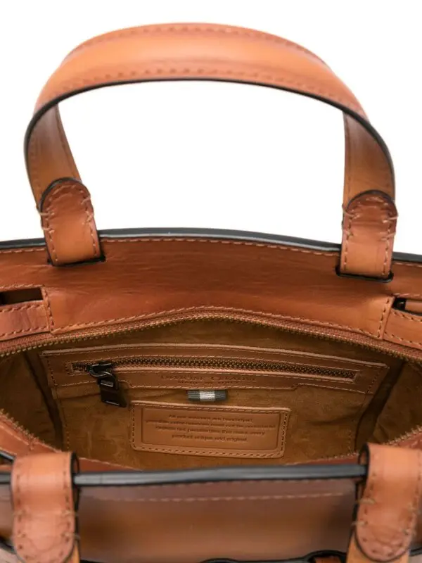 Officine Creative Saddle 009 Leather Tote Bag