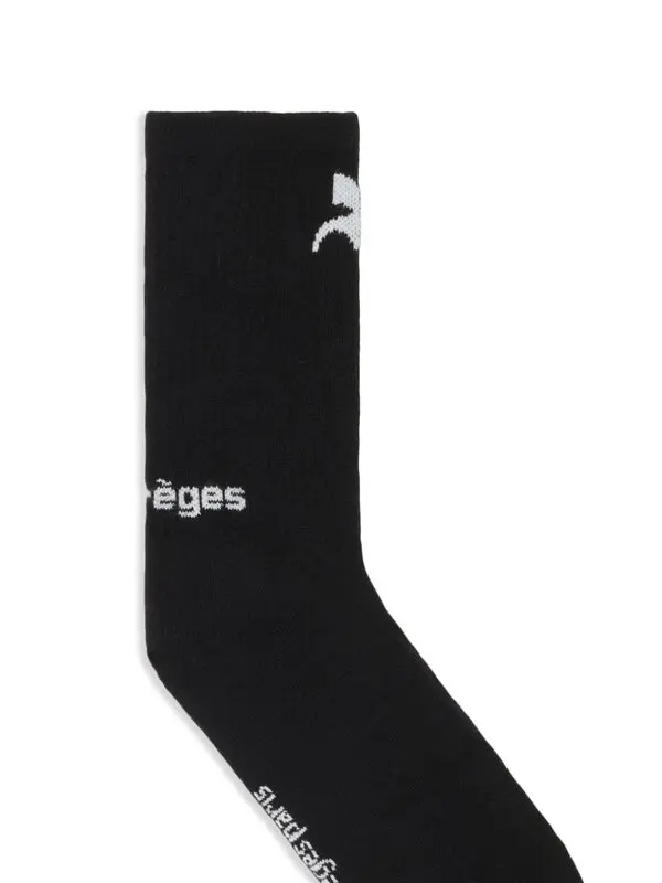 COURREGES Ac Sports Socks - Black
