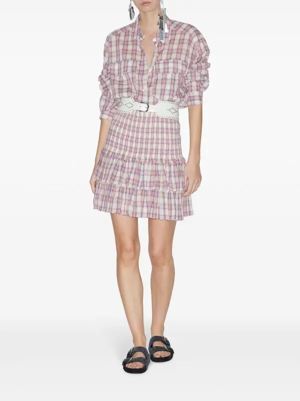 MARANT ETOILE Naomi Mini Skirt - Pink