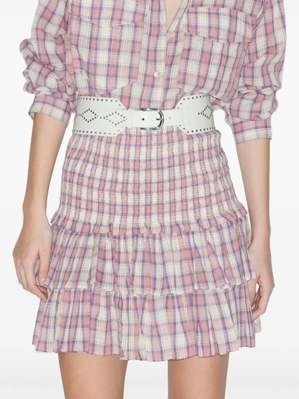 MARANT ETOILE Naomi Mini Skirt - Pink