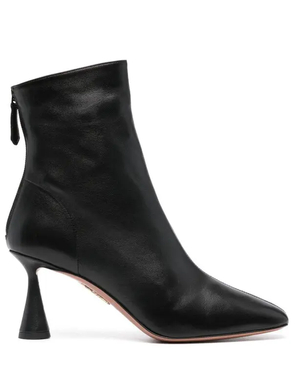 AQUAZZURA Amore Ankle Boots - Black