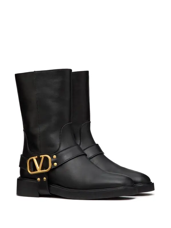 Valentino Garavani 30mm Vlogo The Bold Edition Ankle Boots