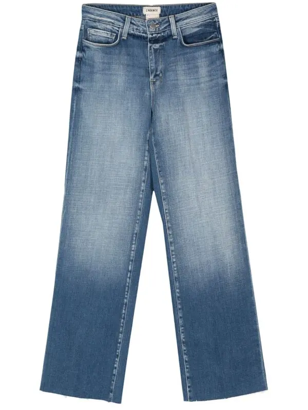 L'Agence Scottie High-rise Wide-leg Jeans