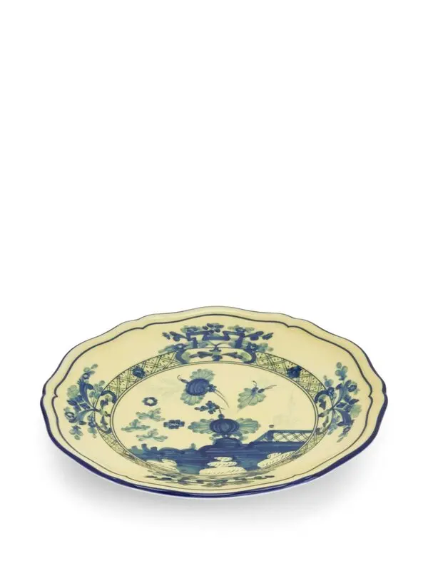 GINORI 1735 Floral-motif Bread Plate