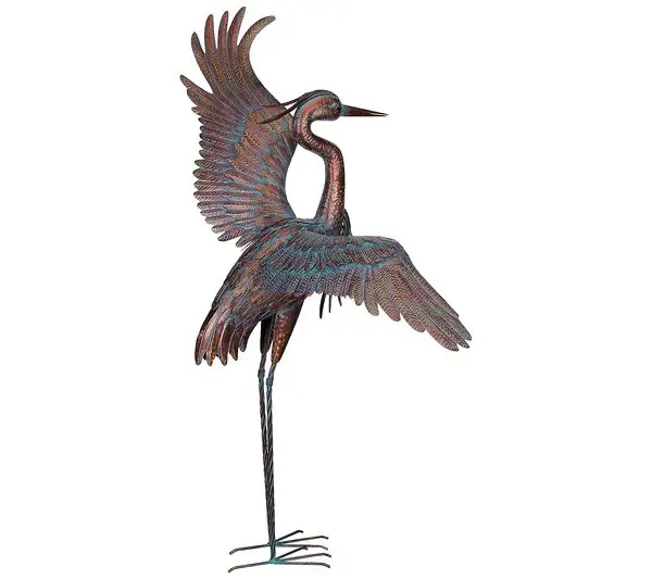 REGAL ART & GIFT Copper Patina Heron 48' Danc Ing - One-color