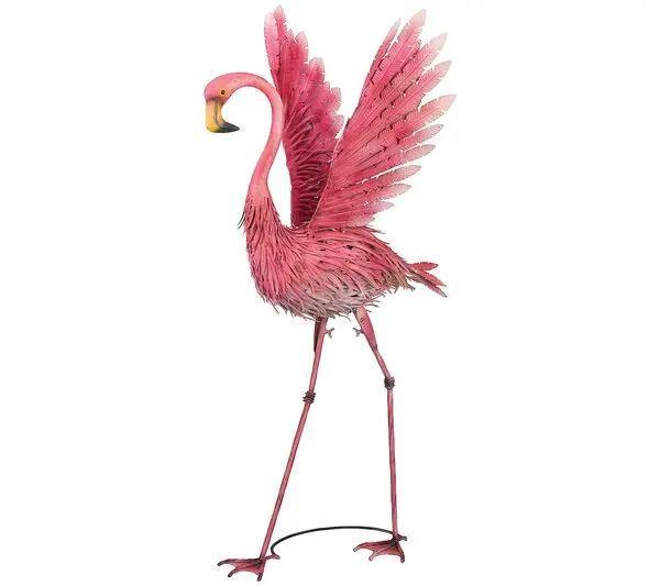 REGAL ART & GIFT Flamingo Decor 46' Wings Up - One-color