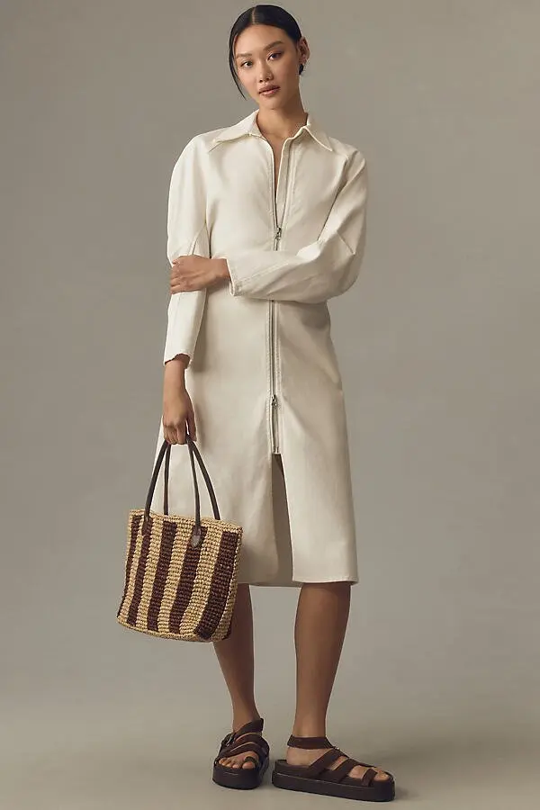 white christmas dresses Pearl Embellished Grey Denim Midi Dress – Chic Look – FOR HER NYC OFFICIAL main image 1