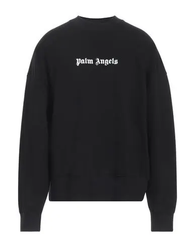 Palm Angels Cotton Elastane Sweatshirt - Black