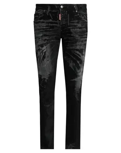 Dsquared2 Jeans In Cotton, Elastane, And Calfskin