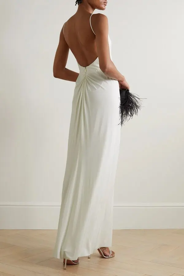 JASON WU Draped Stretch-jersey Gown