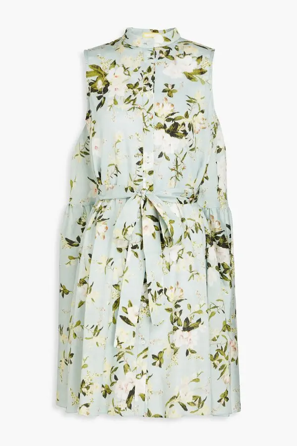 Erdem Soleil Floral-print Mini Dress
