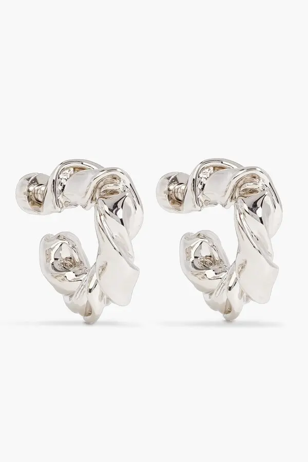 Oscar De La Renta Tone Earrings - Silver