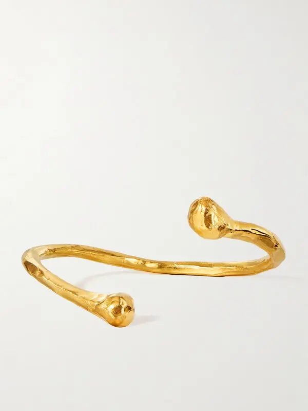 ALIGHIERI The Bones Of Rebirth -plated Cuff - Gold