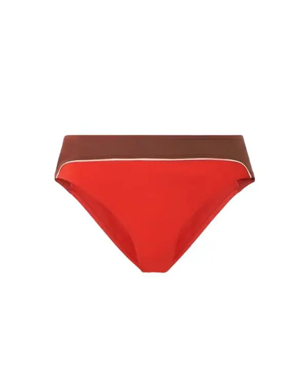 ERES Match Color-block Bikini Briefs - Red