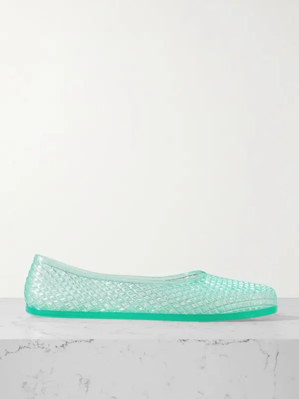 ANCIENT GREEK SANDALS Iro Pvc Ballet Flats - Blue
