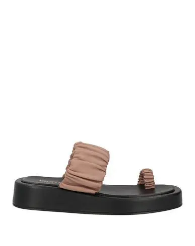 ELLEME Thong Wedge Sandals - Grey